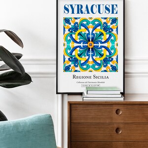 Syracuse, Sicily (sicilia), Italy Traditional Sicilian (italian) Tile ...