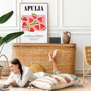Apulia (puglia), Italy Aesthetic Apulian (pugliese) Watermelons Wall ...