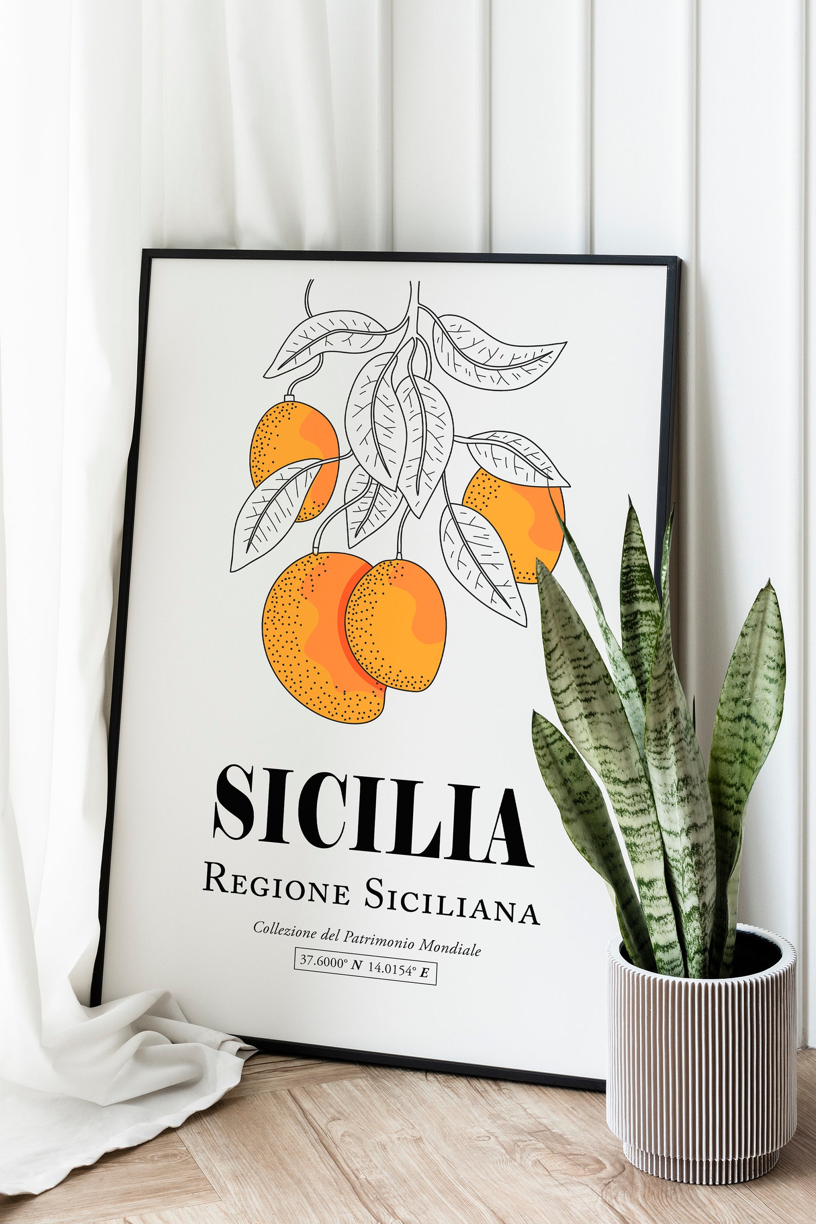 Sicilia, Italy, Sicily Aestheti Apricots Wall Art Decor Print Poster - Etsy