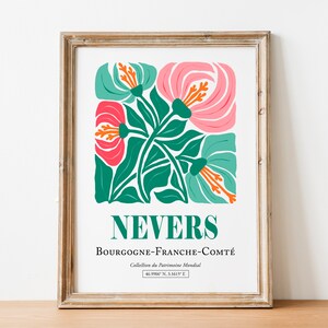 Nevers Bourgogne-franche-comté France Pink and Green Flowers ...