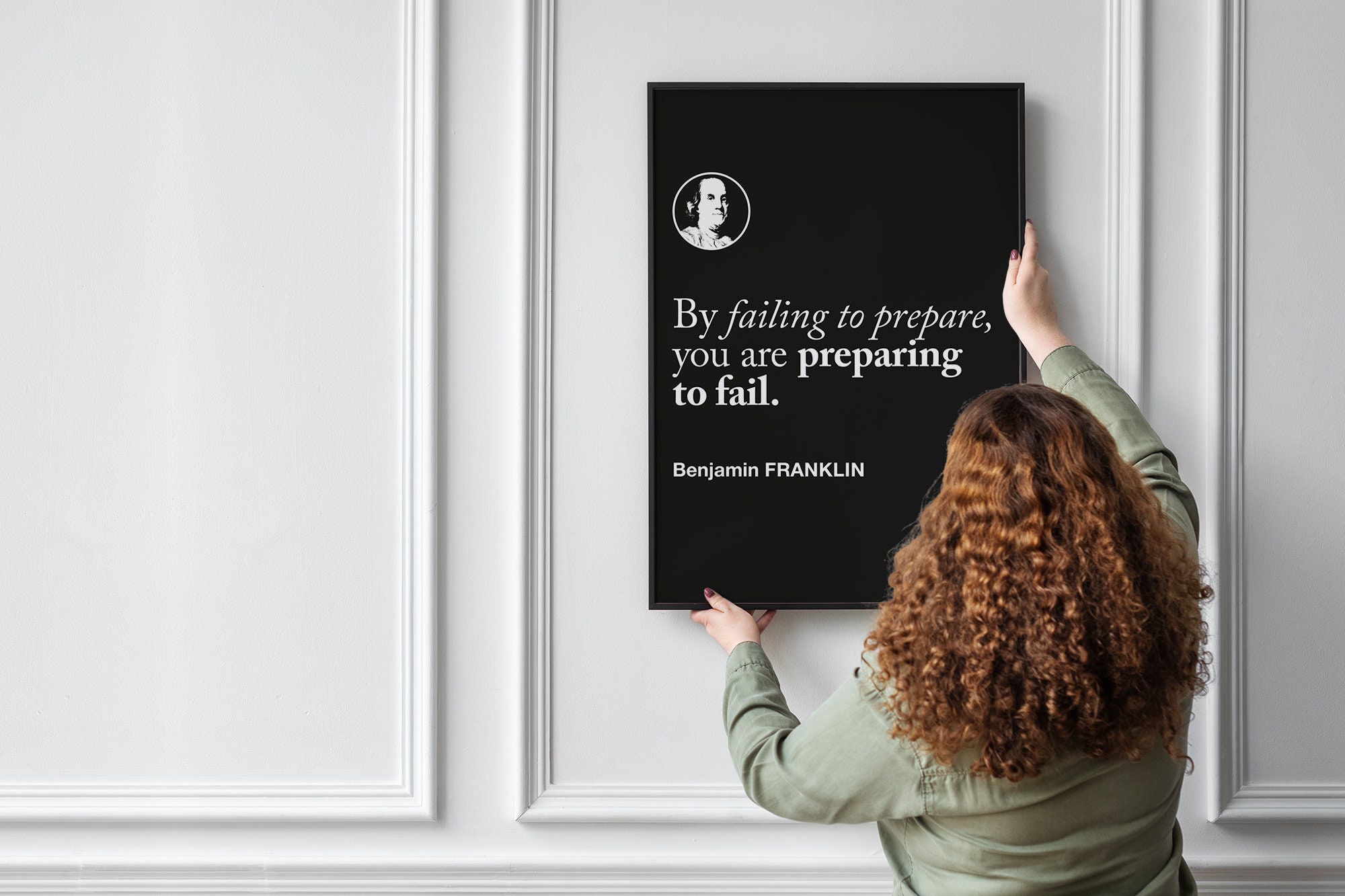 Benjamin Franklin Motivational Quote 'by Failing to Prepare, You Are ...