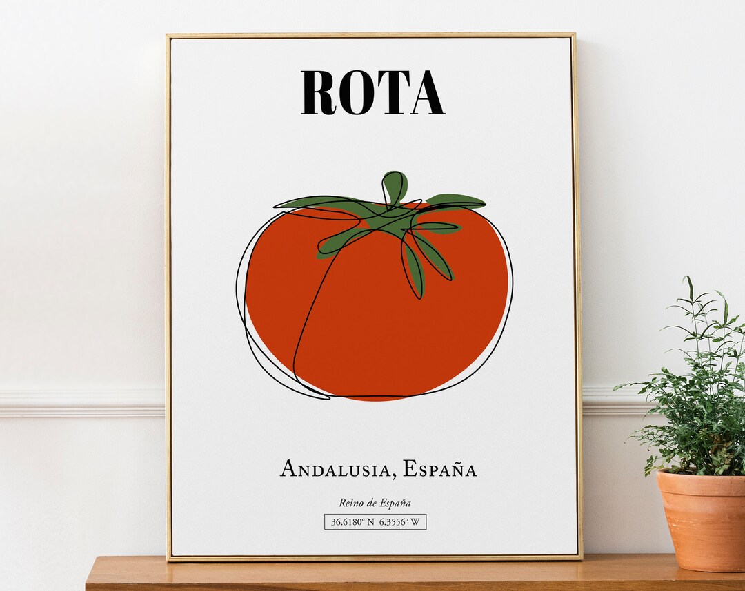 Rota, Andalusia, Spain, Tomatoes, Wall Decor Print Poster, Spain Lover ...