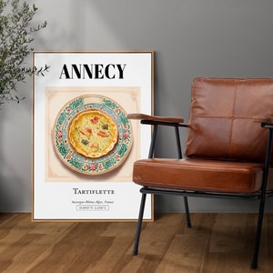 Annecy (auvergne-rhône-alpes, France), Tartiflette, Wall Art Travel ...