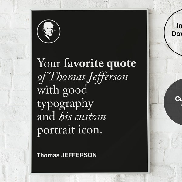 Jefferson Quote - Etsy