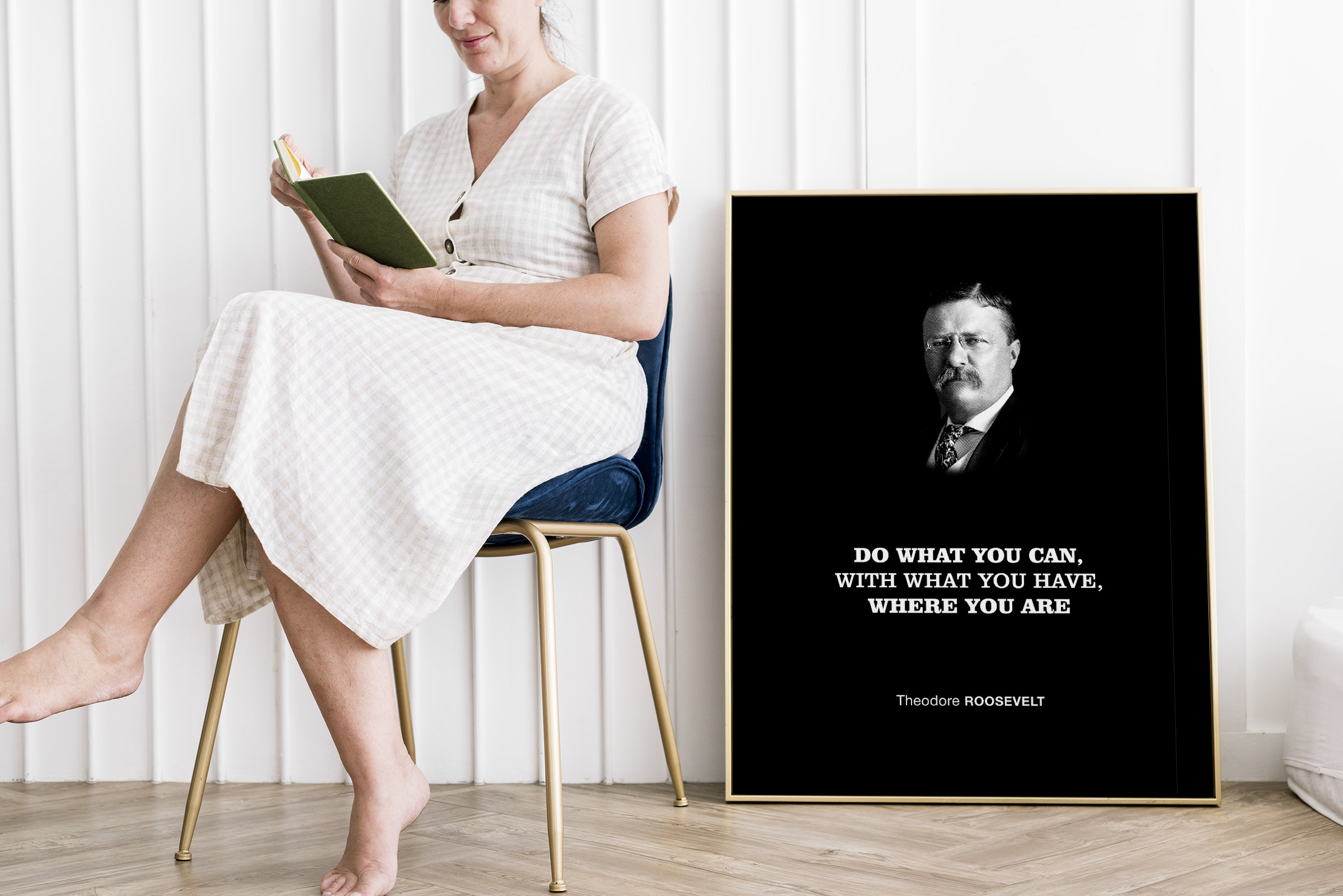 Theodore Roosevelt Motivational Quote Wall Art Print Poster 'do What ...