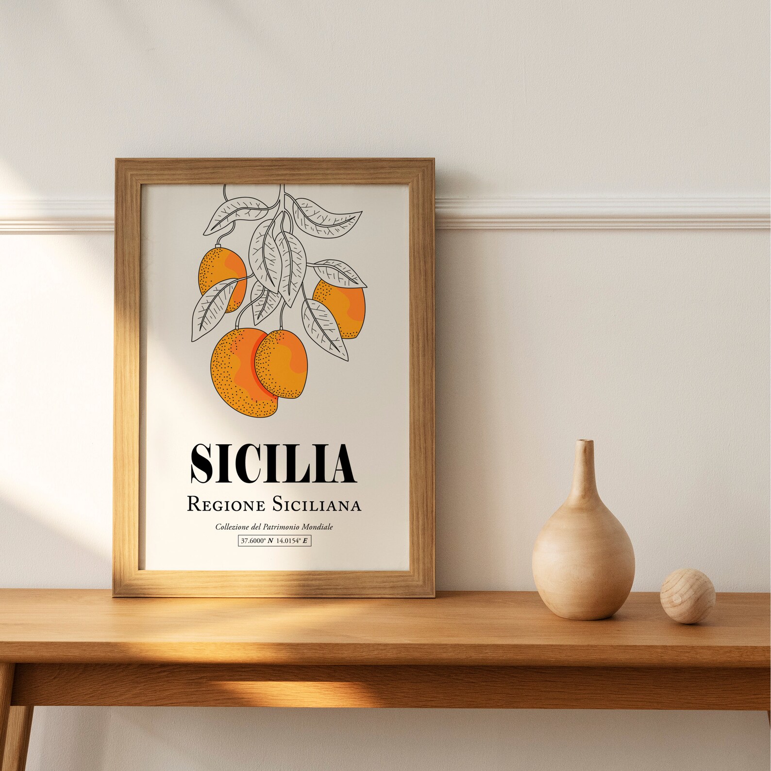 Sicilia, Italy, Sicily Aestheti Apricots Wall Art Decor Print Poster - Etsy