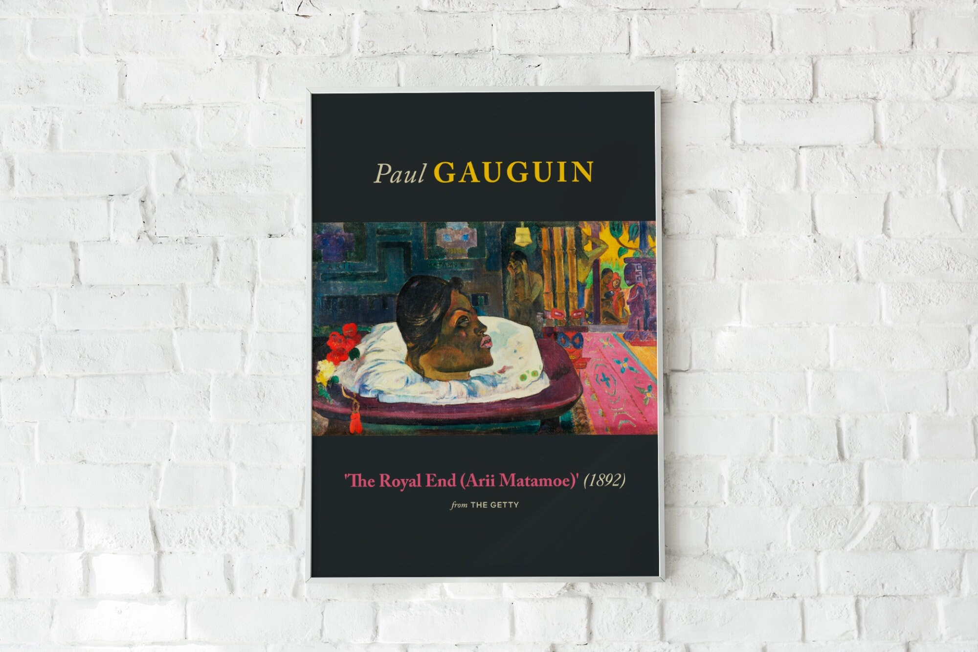 Paul Gauguin The Royal End Arii Matamoe 1892 | Etsy