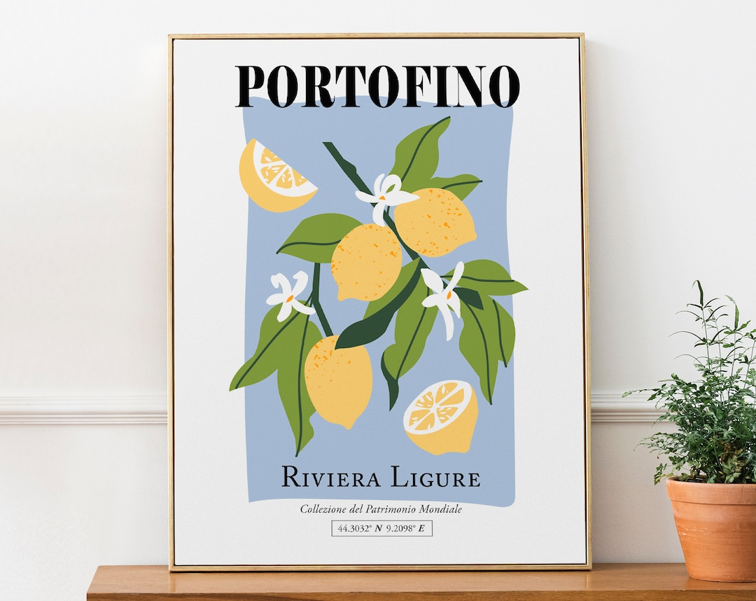 Portofino, Ligurian (italian) Riviera, Italy Boho Aesthetic Lemons With ...