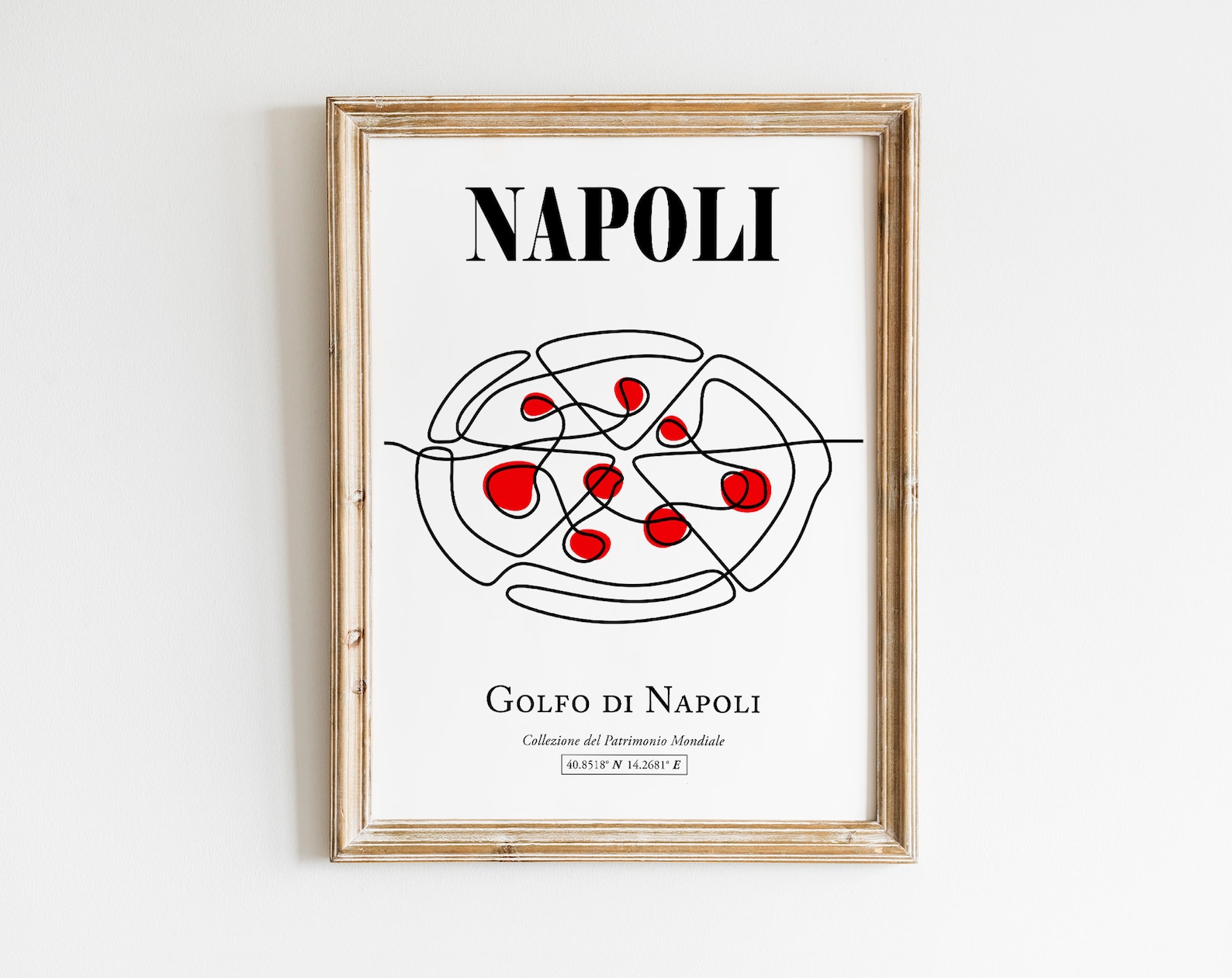 Napoli, Campania, Italy Aesthetic Pizza Margherita (neapolitan or ...