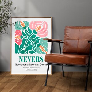 Nevers Bourgogne-franche-comté France Pink and Green Flowers ...