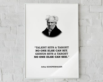 Arthur Schopenhauer Poster - Etsy