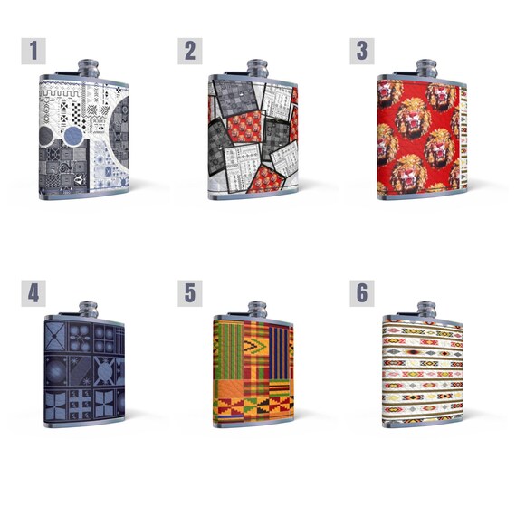 Leather Wrapped Hip Flask For Men Personalized Hip Flasks | Etsy