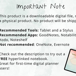 Digital Budget Financial Planner for Ipad, Android, Goodnotes, Xodo ...