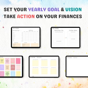 Digital Budget Financial Planner for Ipad, Android, Goodnotes, Xodo ...