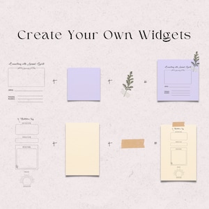 Witchy Digital Widgets, Digital Stickers for Ipad, Android, Goodnotes ...