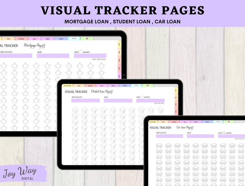 Digital Budget Financial Planner for Ipad Android Goodnotes - Etsy