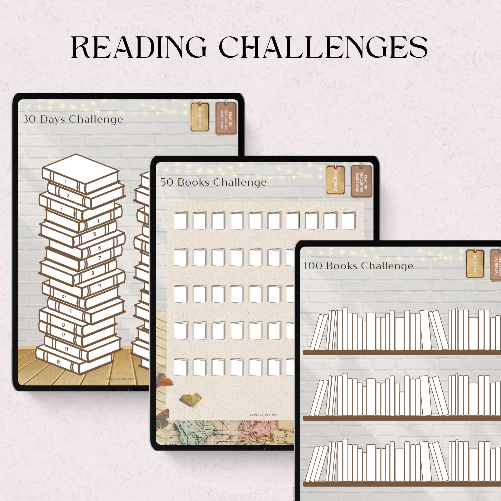 Digital Reading Journal, Reading Tracker, Reading Log, Book Tracker ...