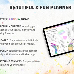 Digital Budget Financial Planner for Ipad, Android, Goodnotes, Xodo ...