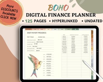 Digital Budget Planner for Ipad Android Goodnotes Users - Etsy