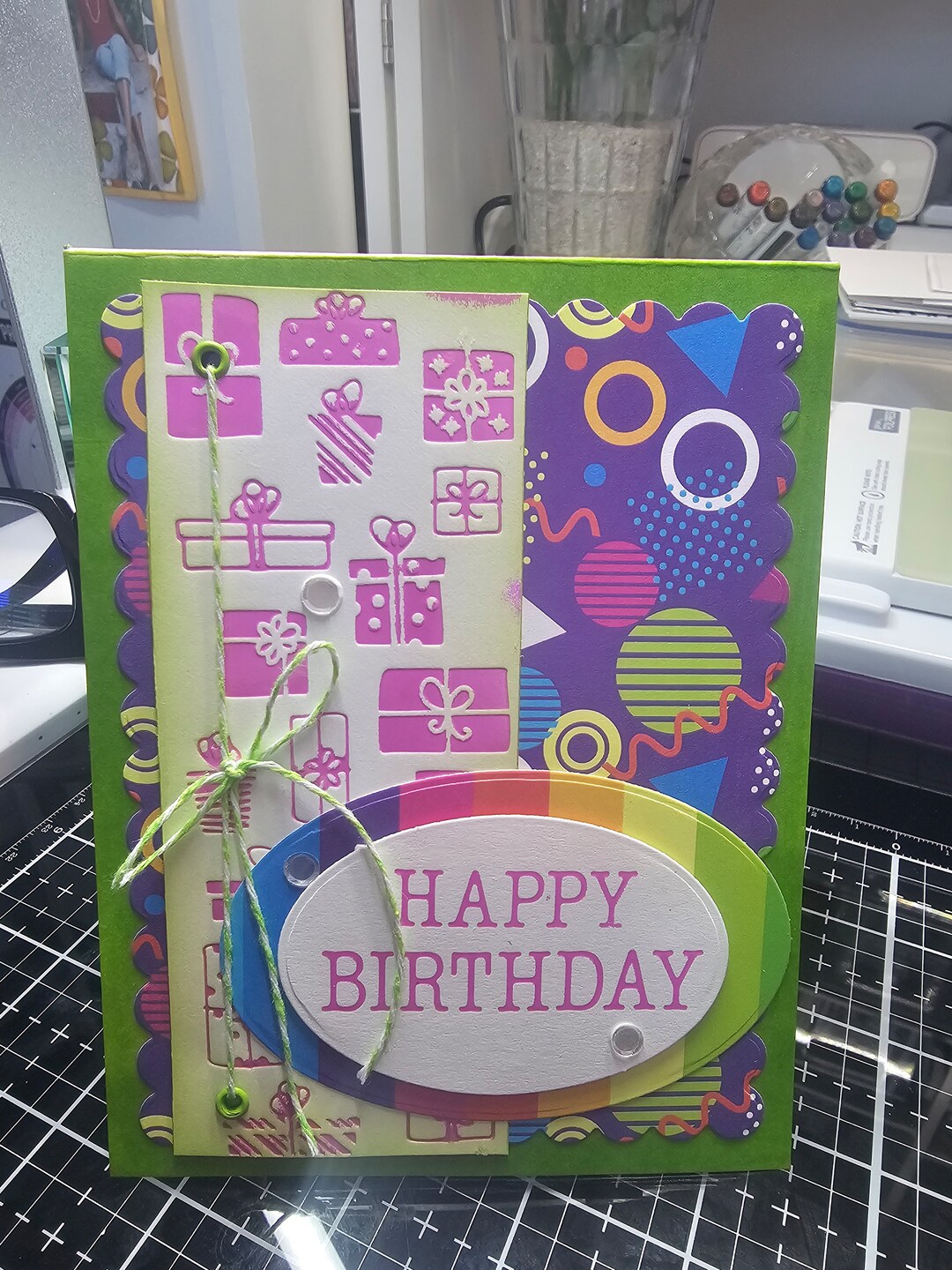 Happy Birthday (rainbow Colors) - Etsy