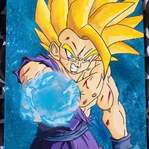 Dragon Ball Z Gohan Painting - Etsy
