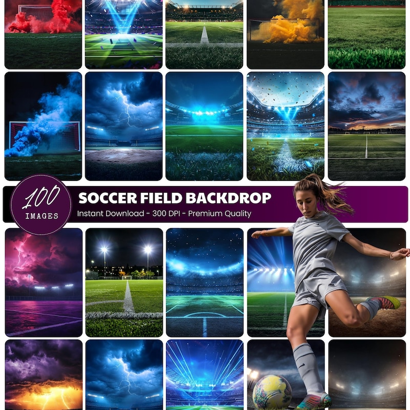 Soccer Backdrop - Etsy