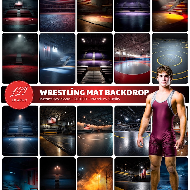 Wrestling Backgrounds - Etsy