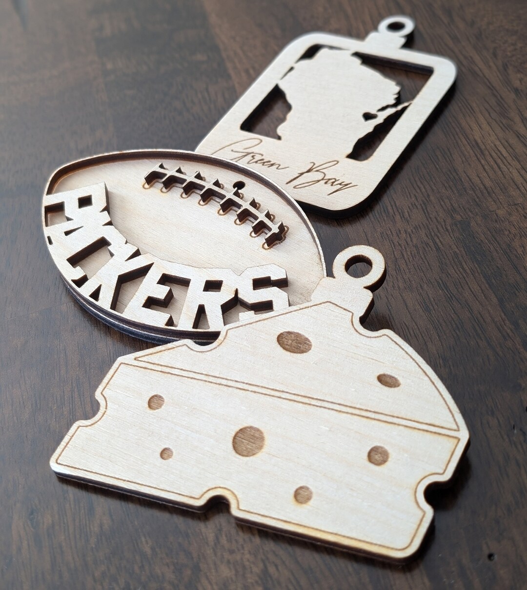 Packers Christmas Ornament SVG Laser Cut Digital File, Go Pack Go ...