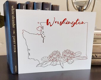 Washington Pacific Rhododendron State Flower Art Print - Etsy