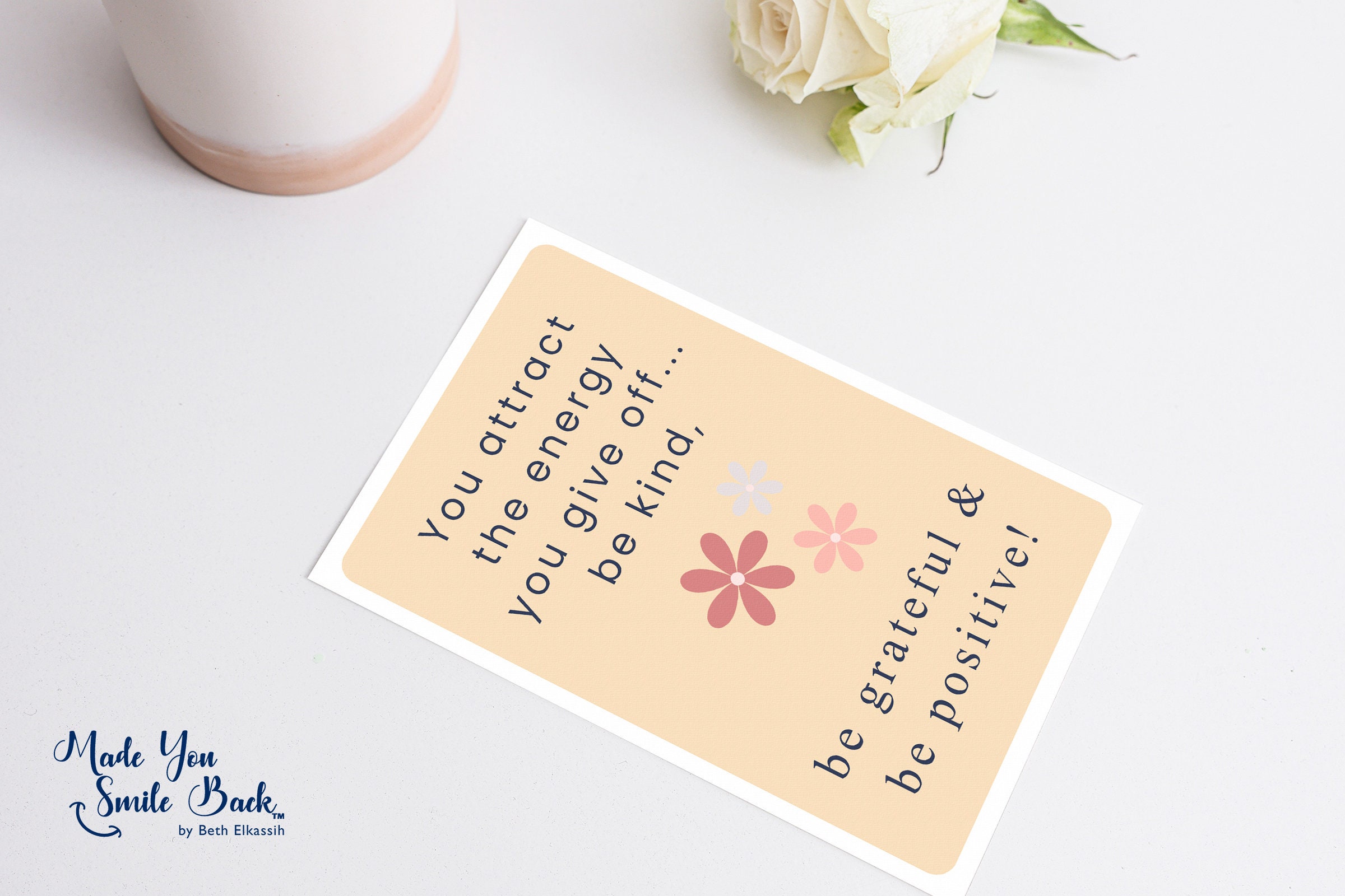 Kindness Affirmations Printables Cards, Positive Affirmation, Daily ...