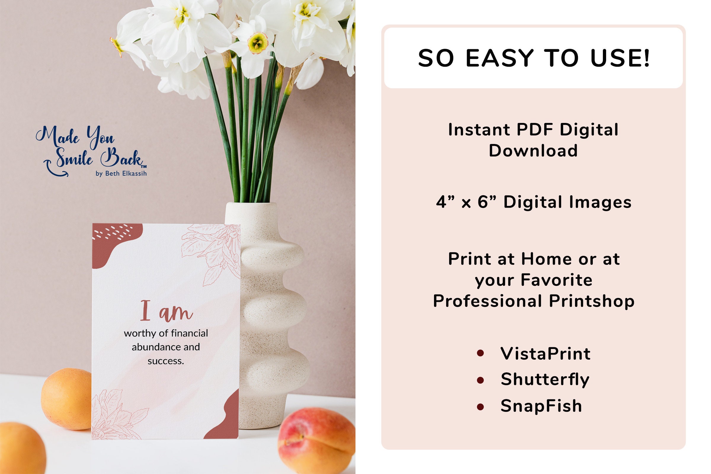 Printable Daily Affirmations for Entrepreneurs, Daily Affirmations ...