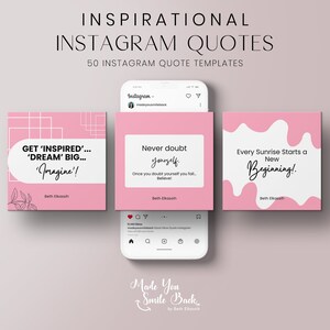 Editable Social Media Inspirational Quotes, Digital Quotes, Social ...