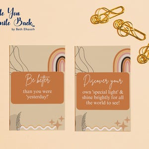 Boho Affirmation Cards: Printable Affirmations, Motivational Deck ...