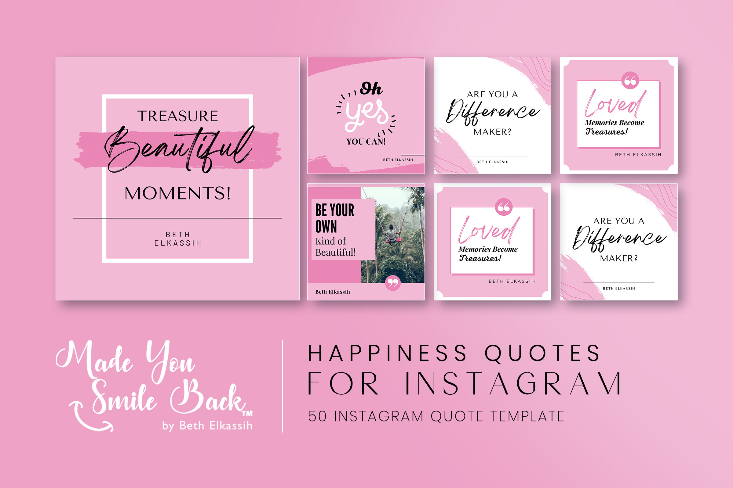 Canva Happiness Quotes for Instagram, Customizable Quotes, Canva Quotes ...