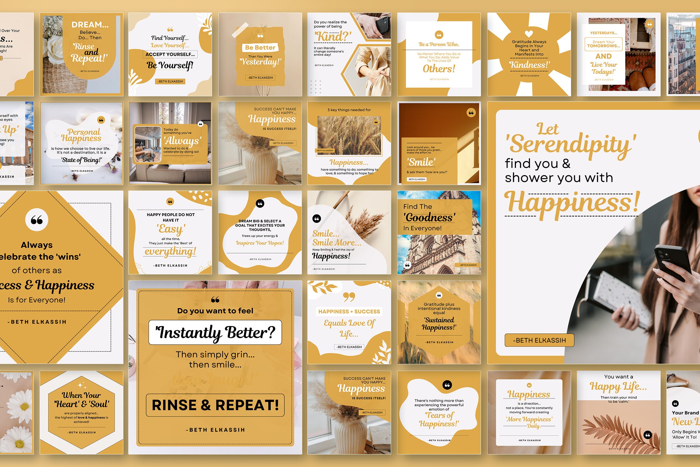 Editable Joy Quotes, Canva Template Instagram, Editable Quotes ...