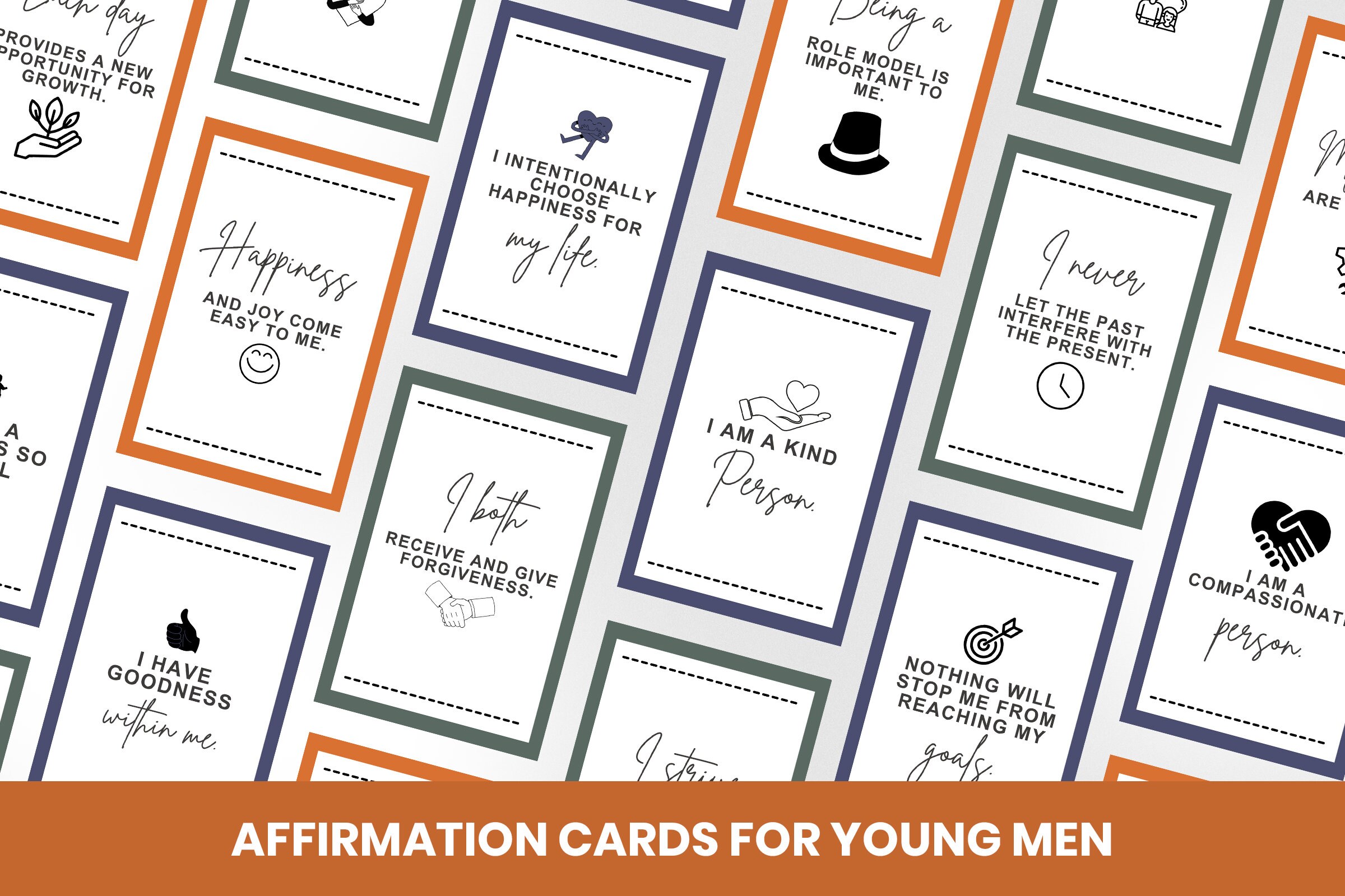Men Affirmations Affirmations for Male Resilience Motivational Mantras ...