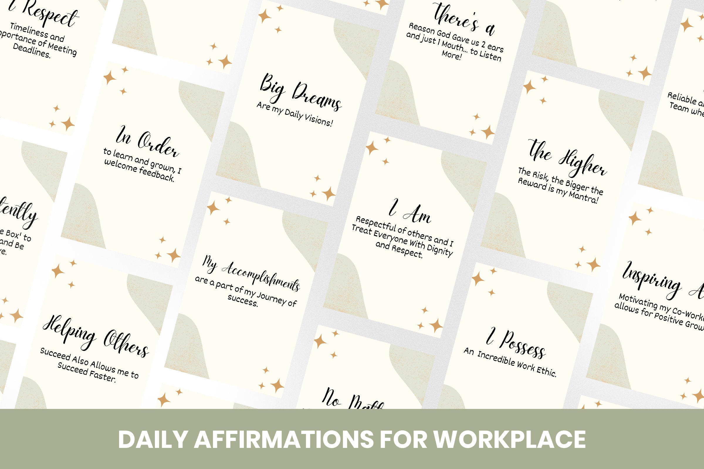 Daily Affirmations for Workplace, Affirmations for Workplace ...