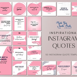 Editable Social Media Inspirational Quotes, Digital Quotes, Social ...