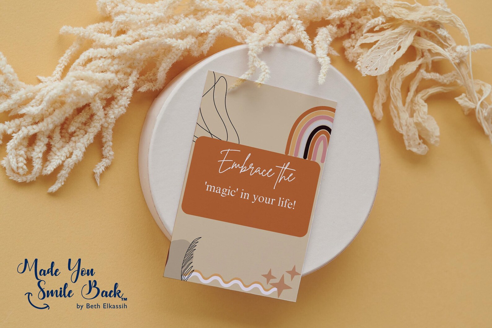 Boho Affirmation Cards: Printable Affirmations, Motivational Deck ...