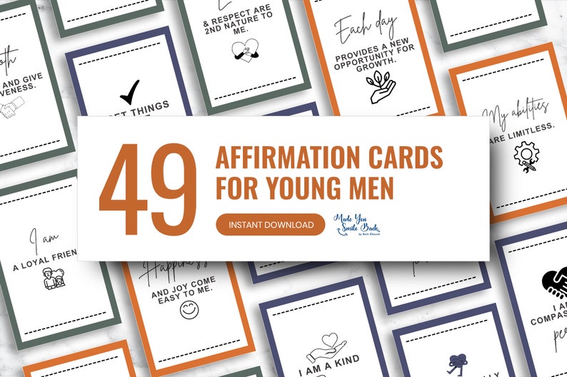 Men Affirmations Affirmations for Male Resilience Motivational Mantras ...