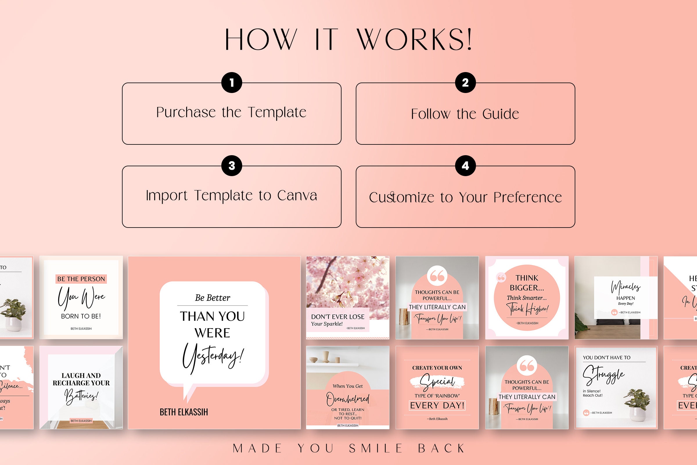 Happiness Canva Quotes for Instagram, Customizable Quotes, Canva Quotes ...