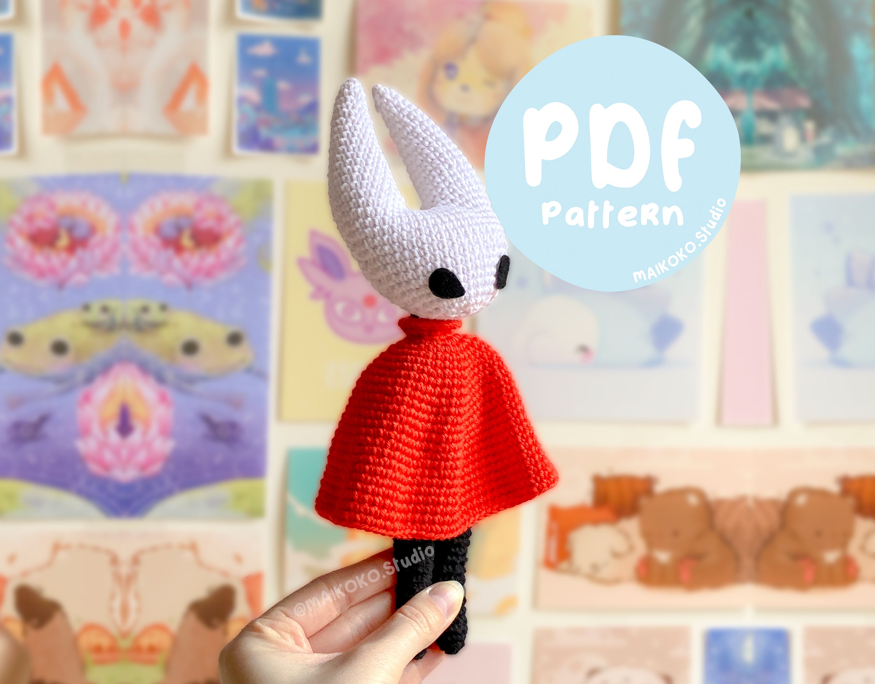 Hornet Crochet PATTERN - A Pattern Inspired by an Iconic Video Game ...