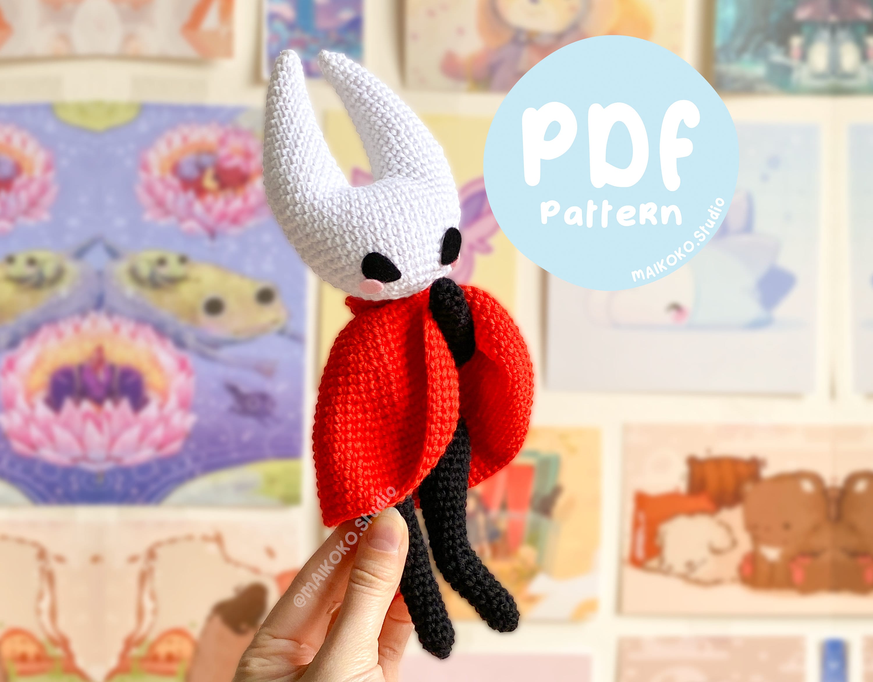 Hornet Crochet PATTERN - A Pattern Inspired by an Iconic Video Game ...