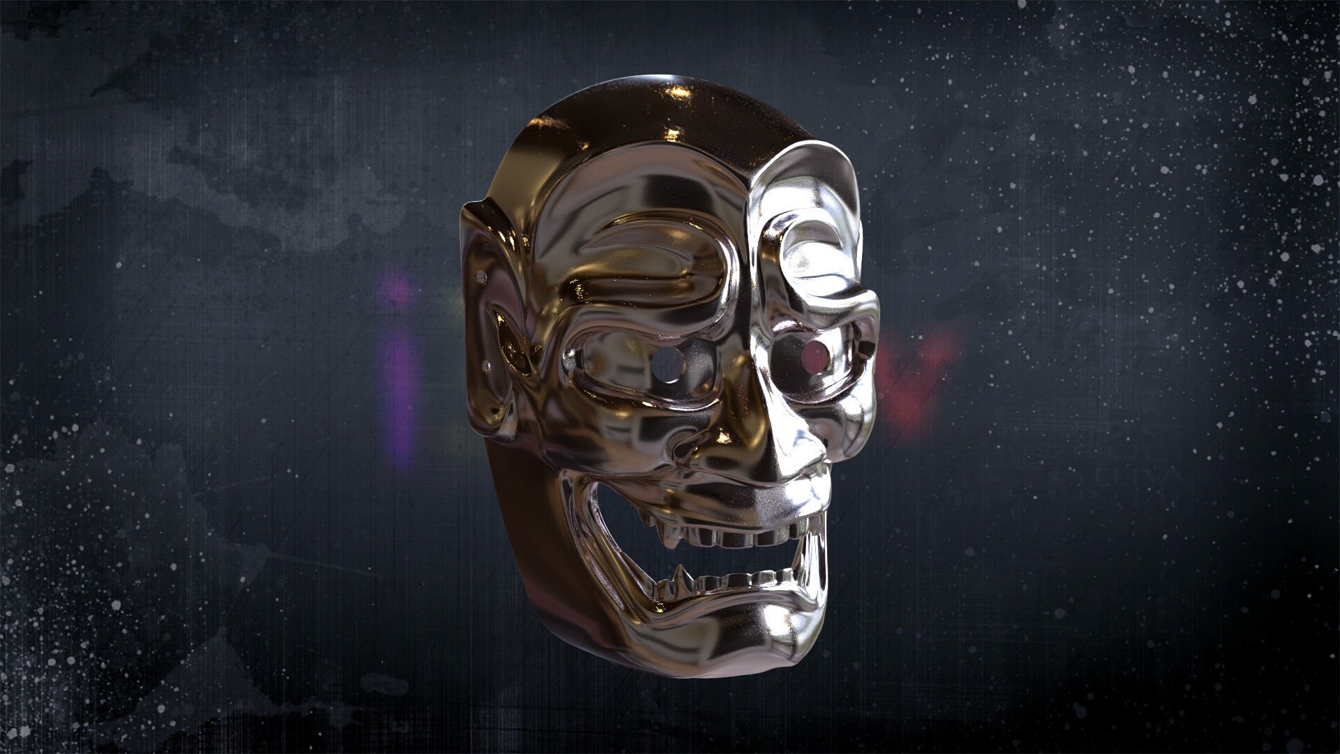 Revenge of the Ninja (1983) Oni Mask, 3D Model, Printing (ears Version ...