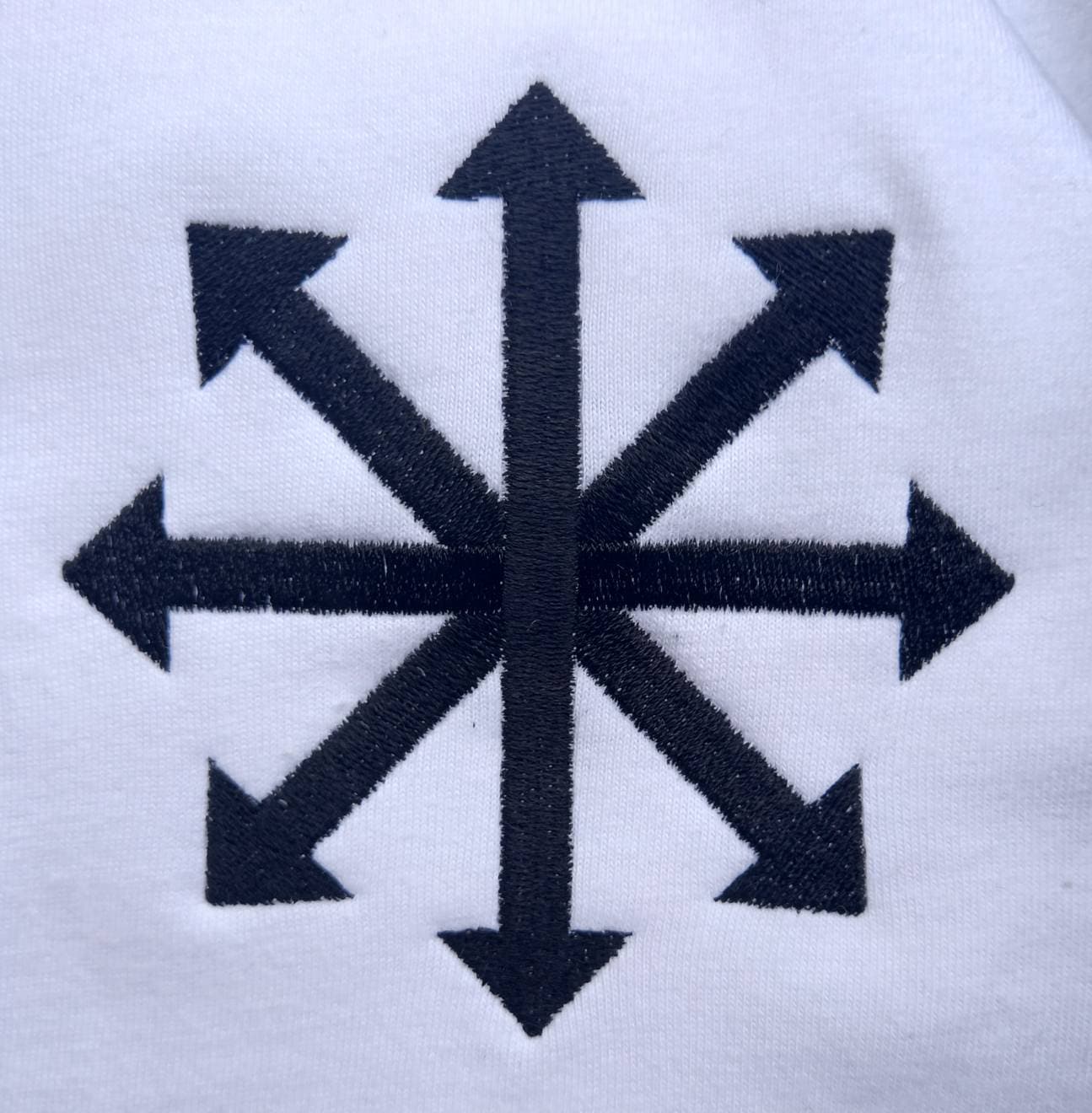 Embroidered Eight Pointed Chaos Star t-shirt | Etsy