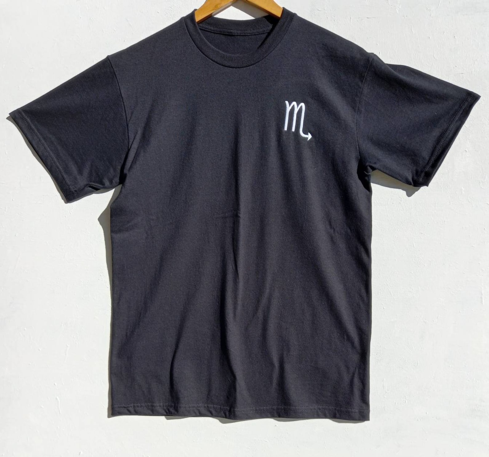 Embroidered Scorpio Glyph T-shirt - Etsy UK