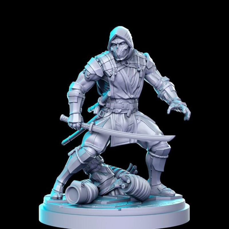 Ninja Mask Miniature - Etsy UK