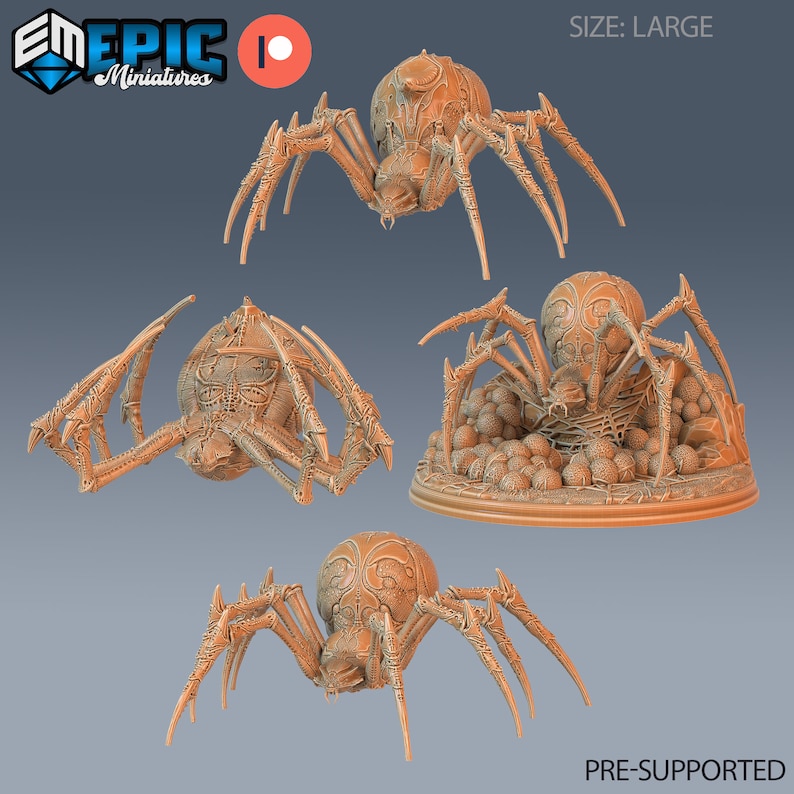 Giant Dungeon Spider (large Creature) - Epic Miniatures | Dungeons ...