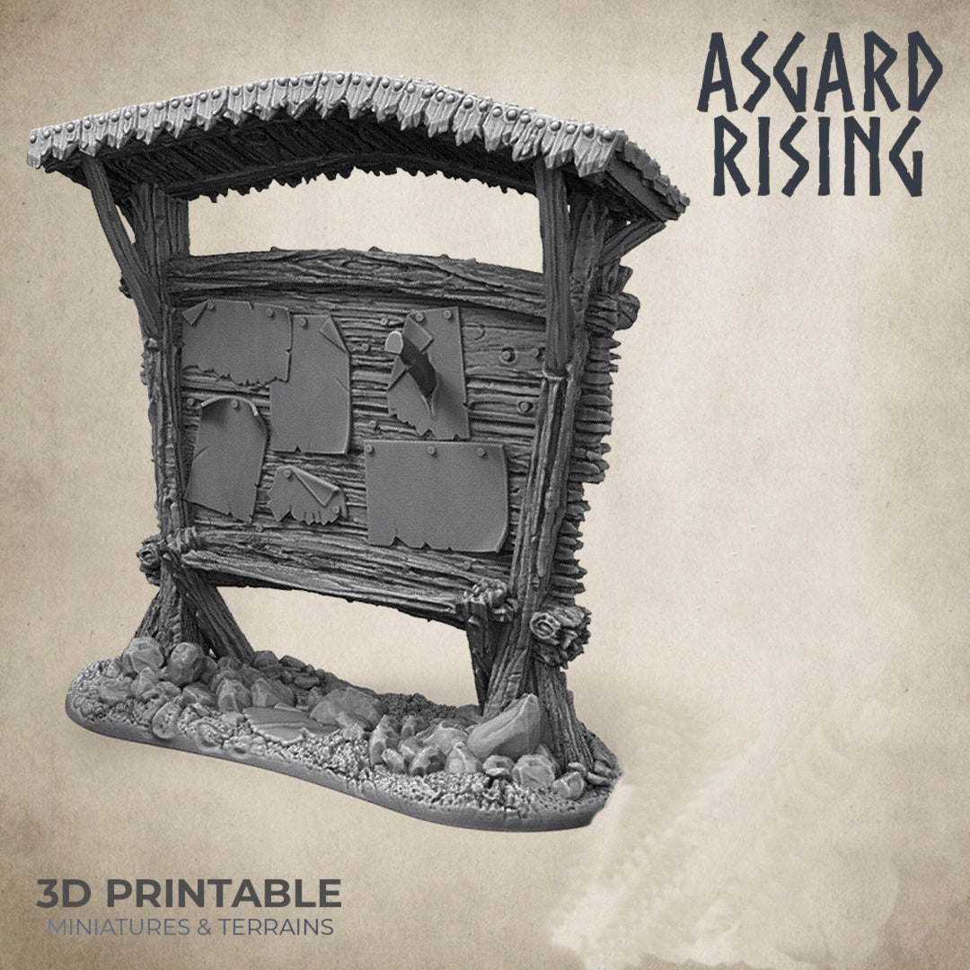 Quest Board, Notice Board, Bulletin Board | Asgard Rising | High ...