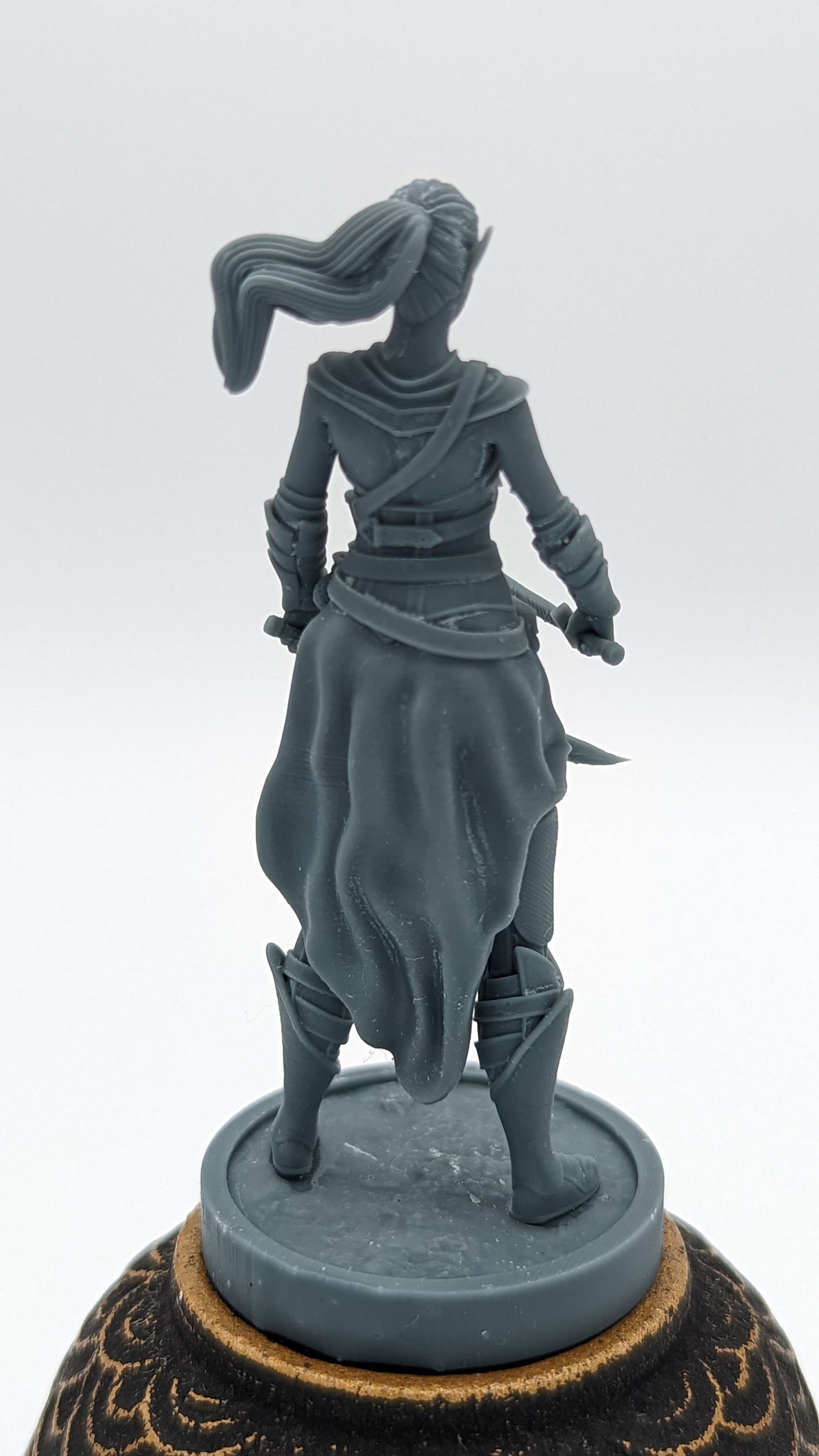 Elanor Elf Warrior Miniature for Tabletop Rpgs Fantasy Elf - Etsy